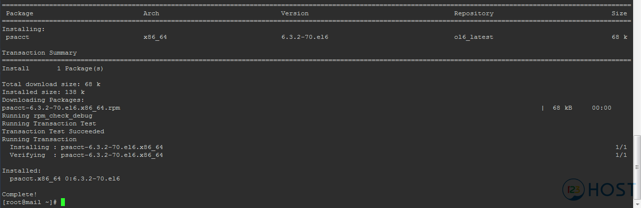 Giám sát hoạt động người dùng với psacct trên CentOS 6 - Tài liệu 123Host