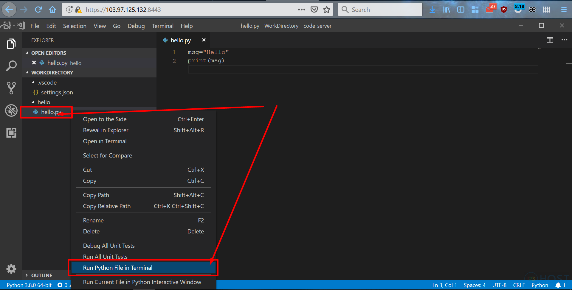 Hướng dẫn cài đặt và cấu hình Visual Studio Code chạy trên Server từ xa trên CentOS 7 - Tài liệu ...